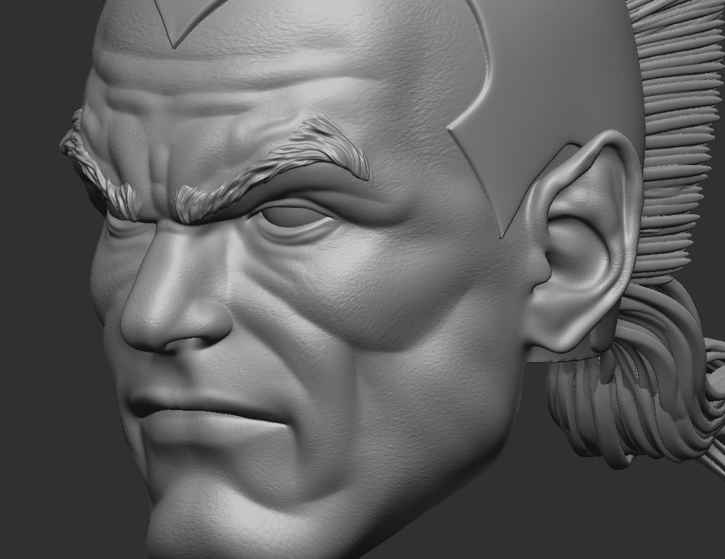Gladiator - Headsculpt for Action Figures 3D print model 3D model 3D ...