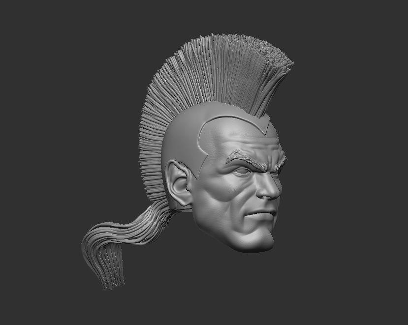 Gladiator - Headsculpt for Action Figures 3D print model 3D model 3D ...
