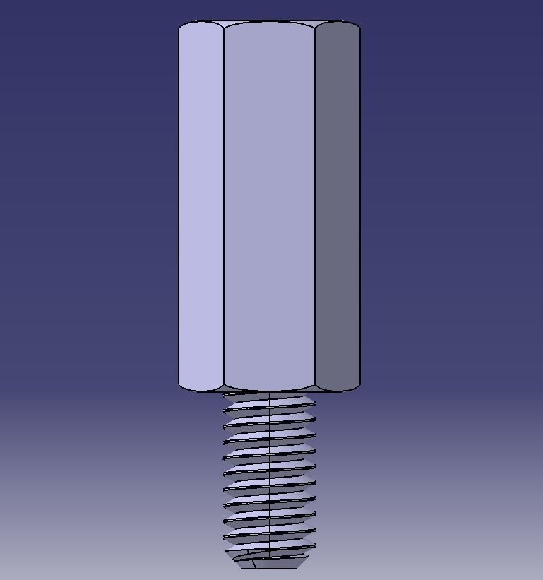 10 Hexagonal Stud Male-Female Connector 3D model 3D printable | CGTrader