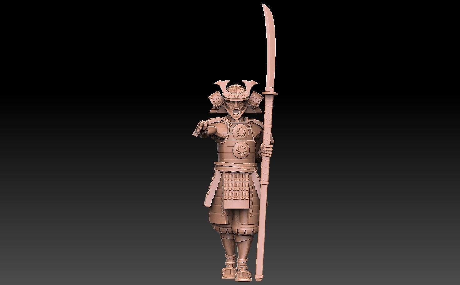 Ashigaru Naginata Regiment 3D model 3D printable | CGTrader