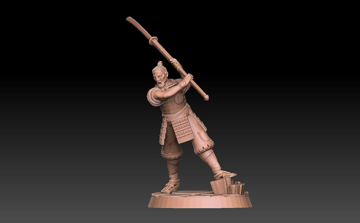 Ashigaru Naginata Regiment 3D model 3D printable | CGTrader
