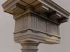 Mutulary Doric two column with pedestal and entablature 3D model | CGTrader