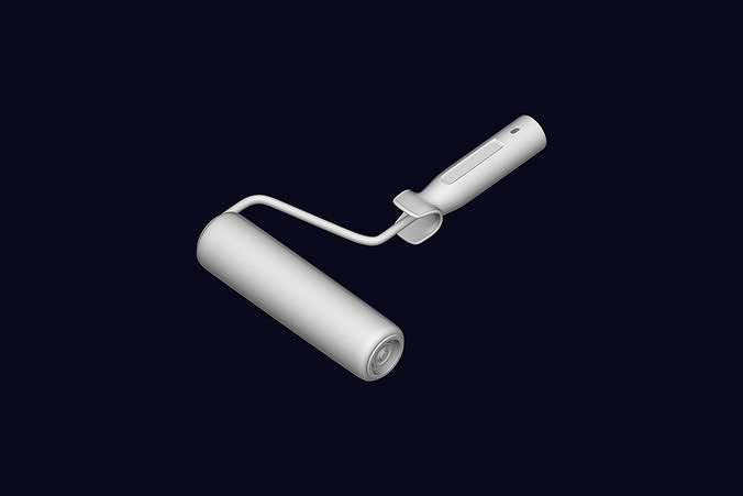 Paint Roller 3D model | CGTrader