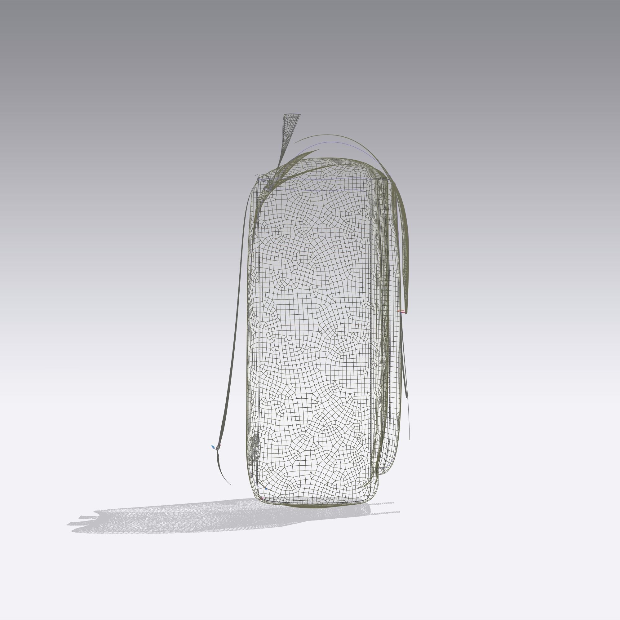Backpack Marvelous Designer Clo3d 3D model | CGTrader
