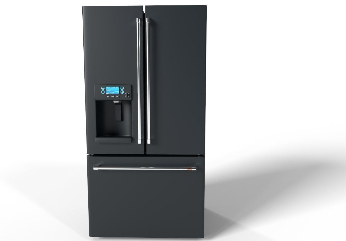 Cafe ENERGY STAR Smart Counter-Depth French-Door Refrigerator 3D model ...