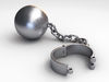 Ball And Chain Shackle 3D model | CGTrader