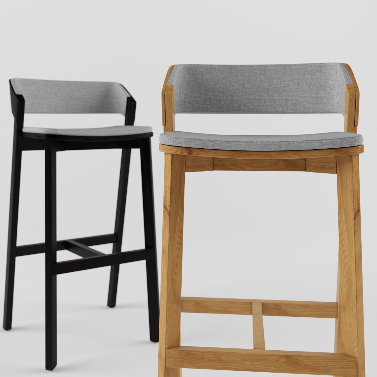 TON merano barstool 3D model | CGTrader