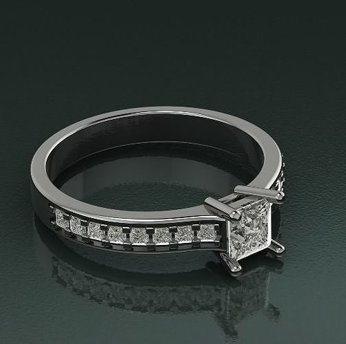 Soliter ring Model 2634 3D model 3D printable | CGTrader