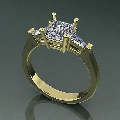 Soliter ring Model 2616 3D model 3D printable | CGTrader