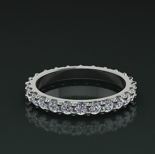 Wedding ring Model 2595 3D model 3D printable | CGTrader