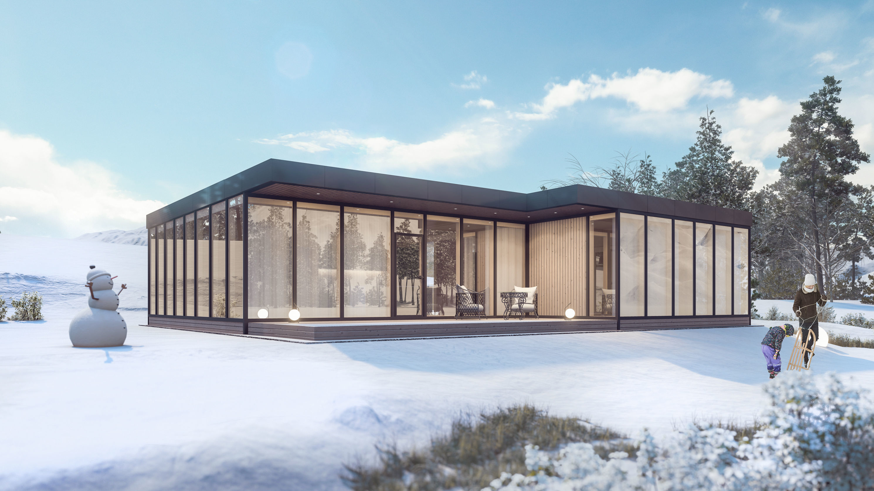 Lumion 12 winter scene 3D model | CGTrader