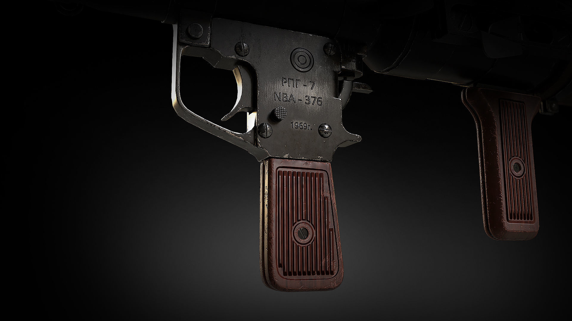 3D model RPG 7 gun with scope VR / AR / low-poly | CGTrader