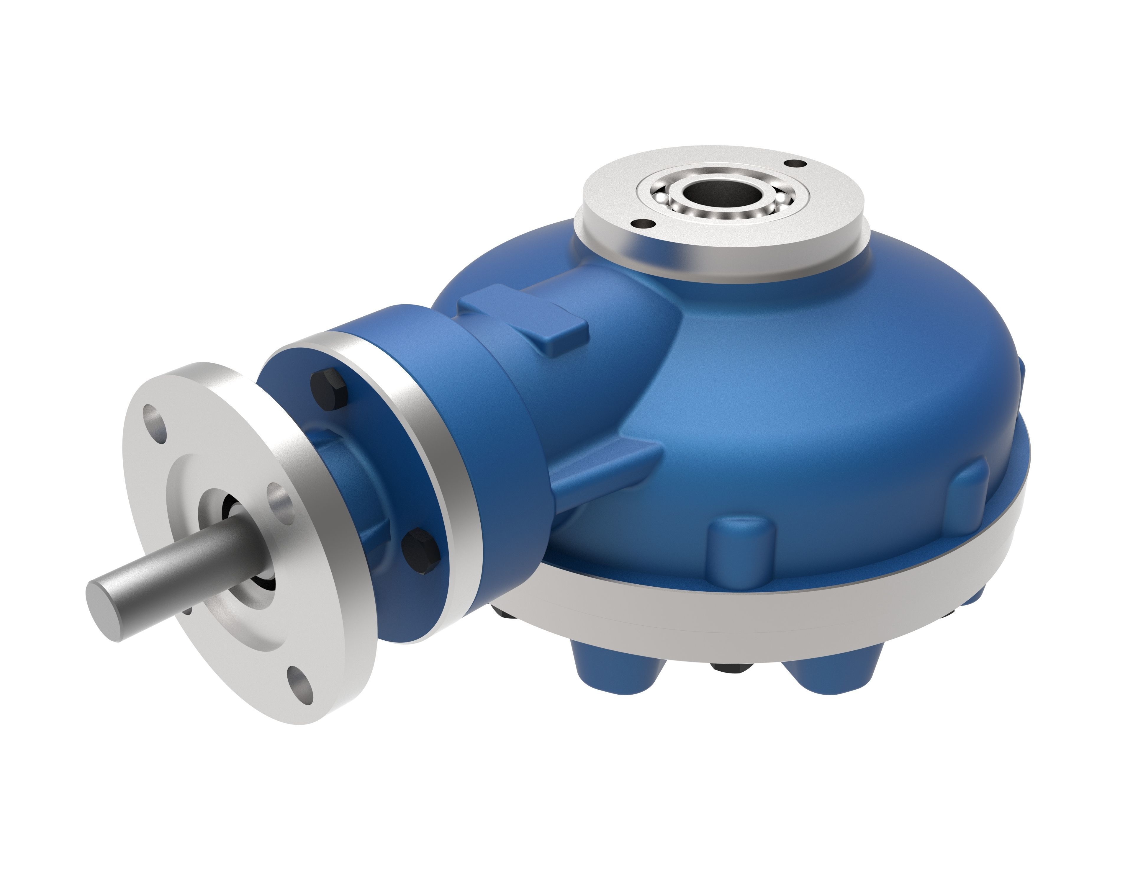 Gate Valve Gearbox - Continuous Rotation Bevel Type 3D model | CGTrader