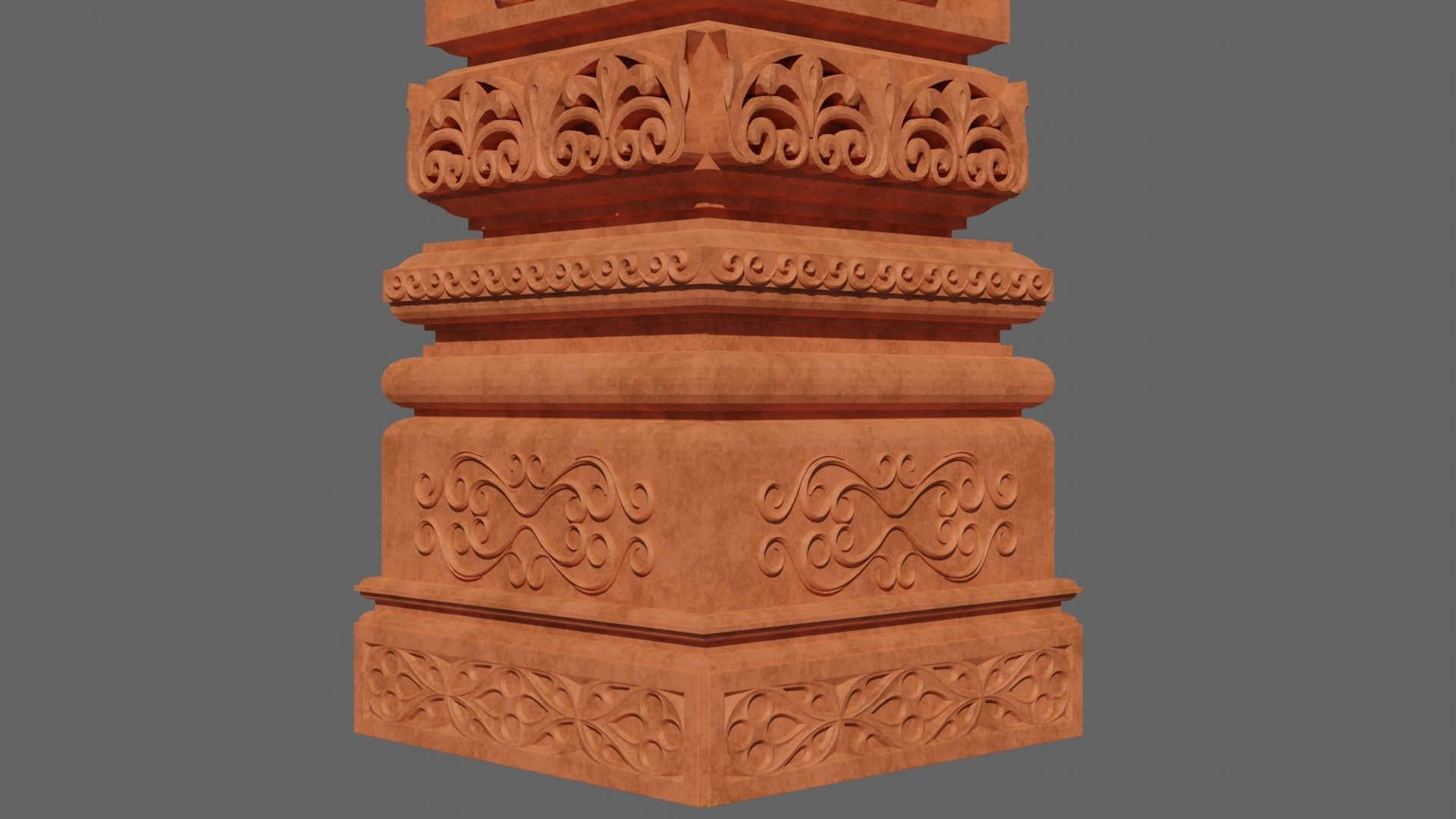 Indian Temple Pillar free VR / AR / low-poly 3D model | CGTrader