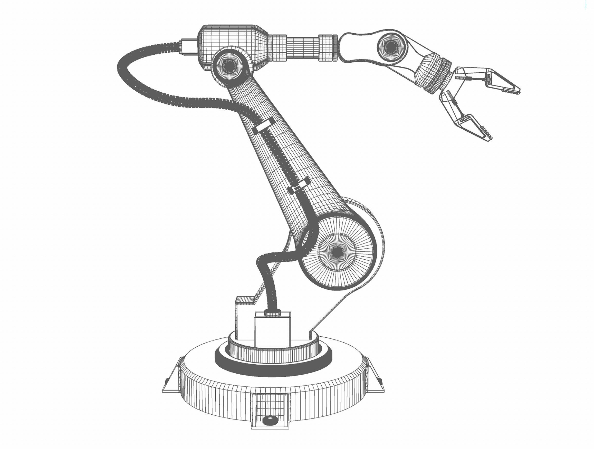 Robotic Mechanical Arm 3D model | CGTrader