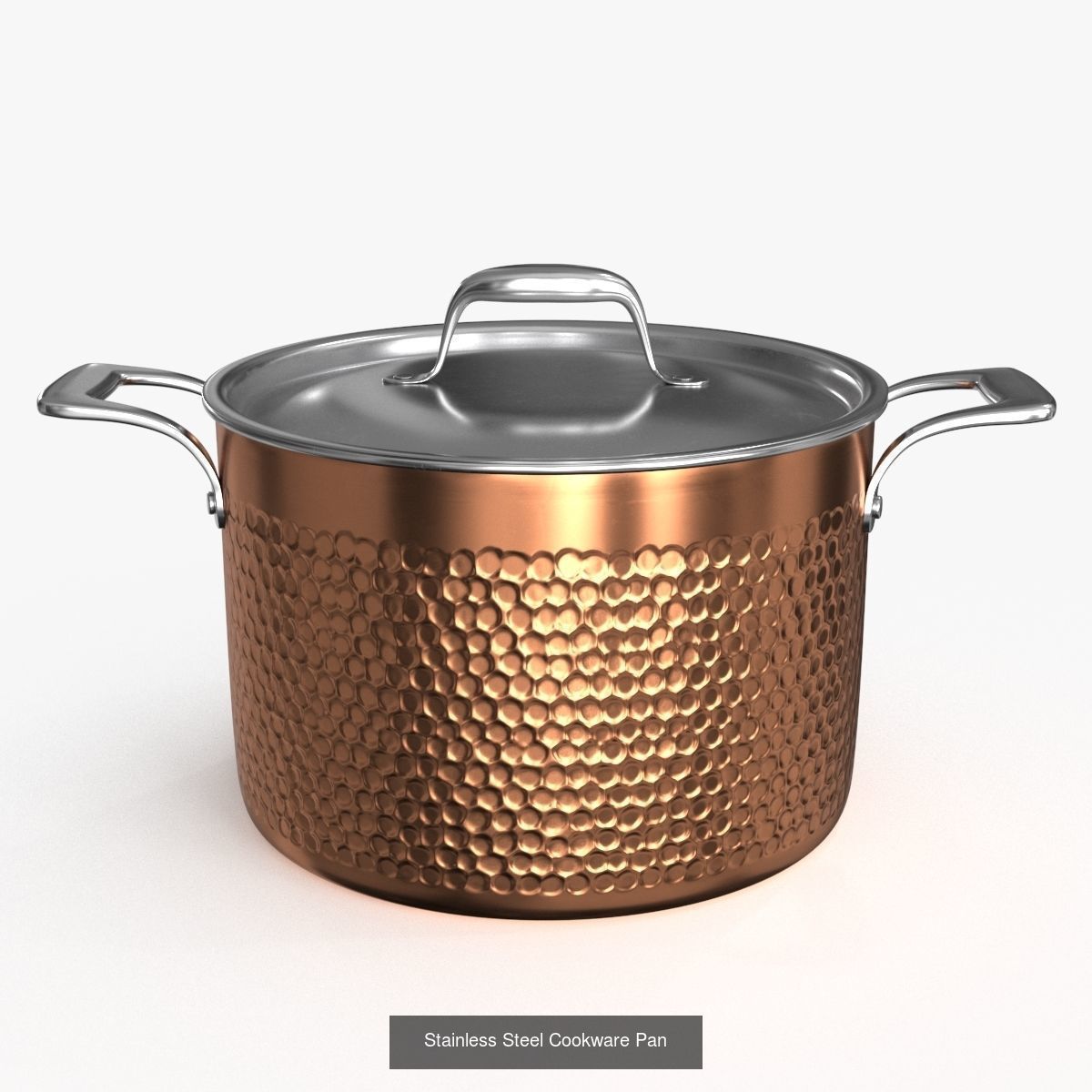 Stainless Steel Cookware Pan Collection VR / AR / low-poly | CGTrader