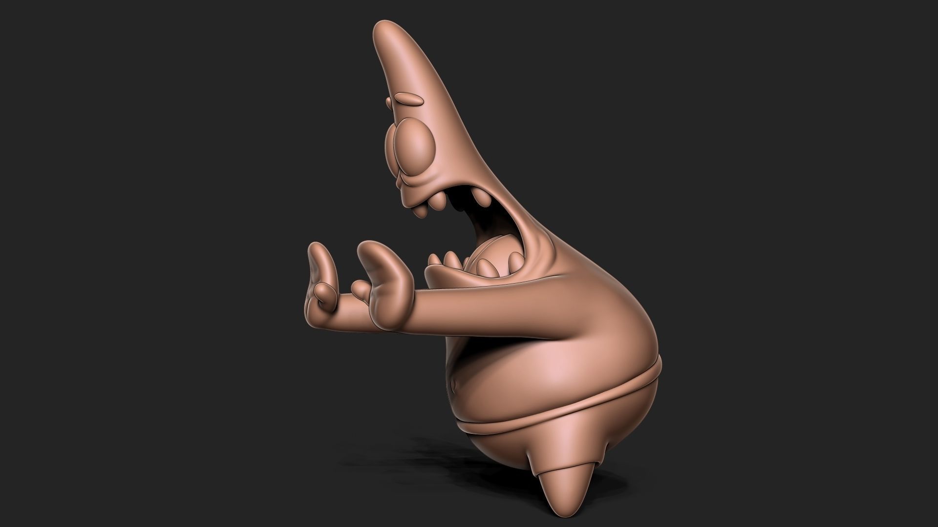 Patrick Star 3D model 3D printable | CGTrader