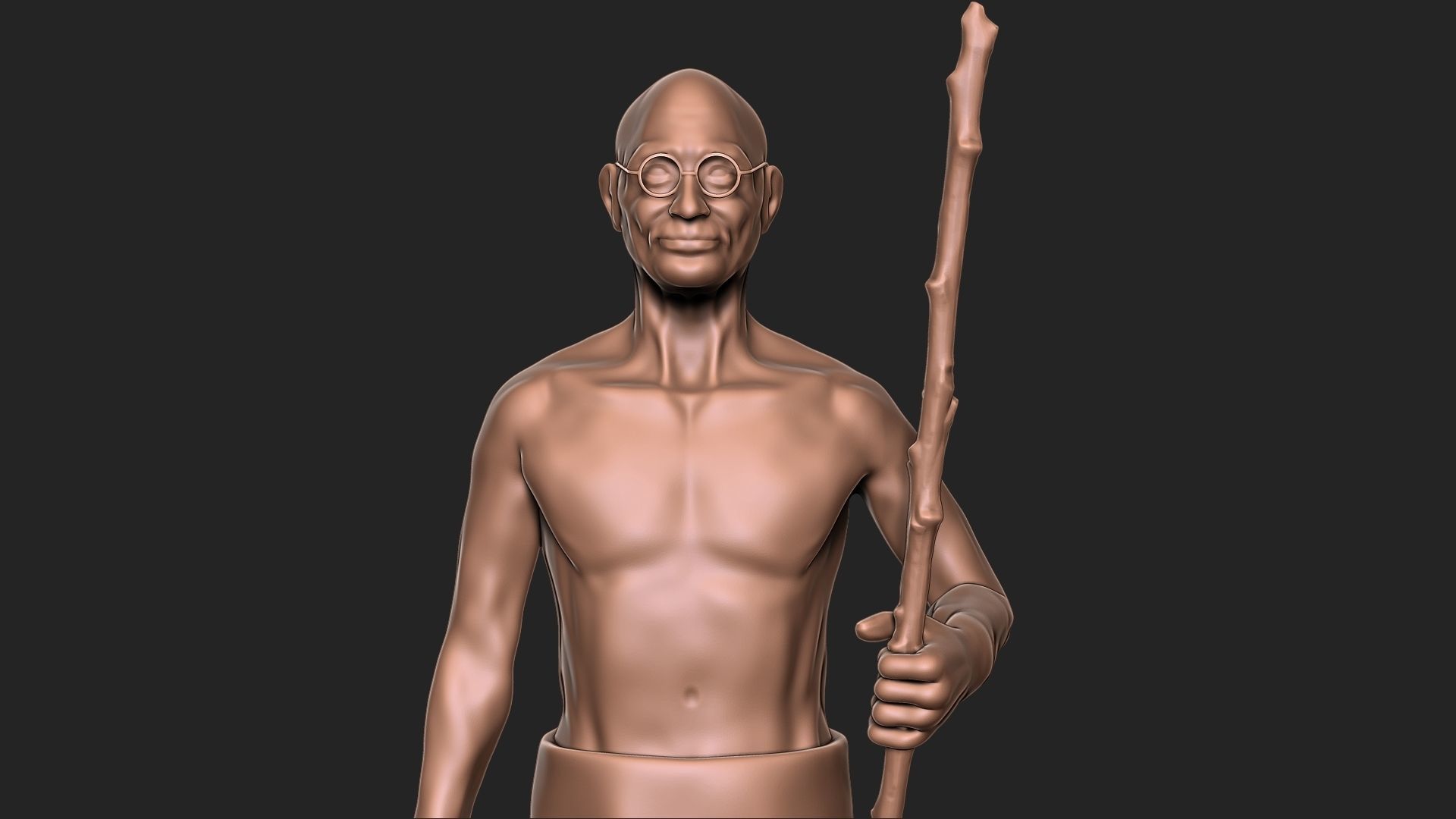 Mahatma Gandhi 3D model 3D printable | CGTrader
