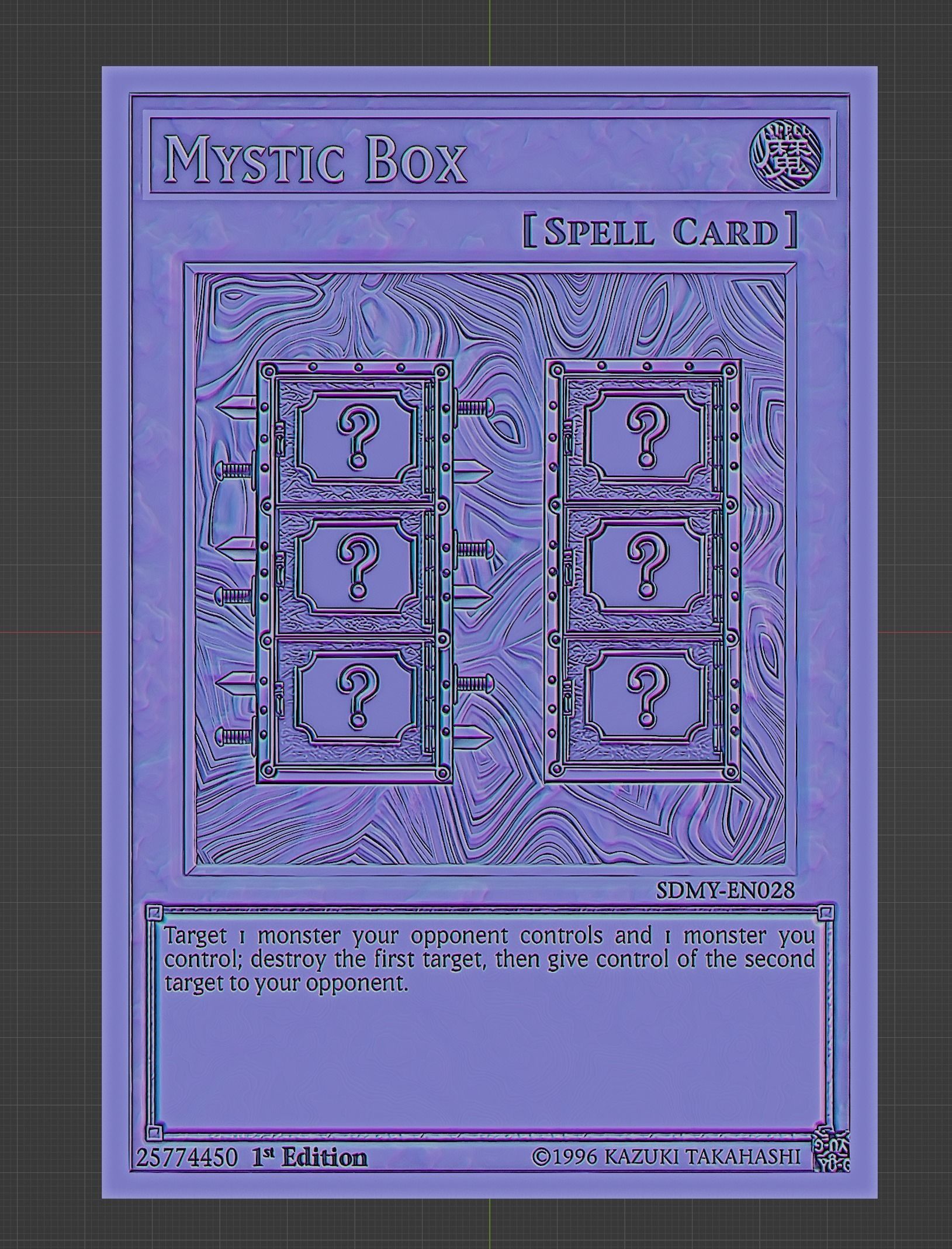 mystic box - yugioh 3D model 3D printable | CGTrader