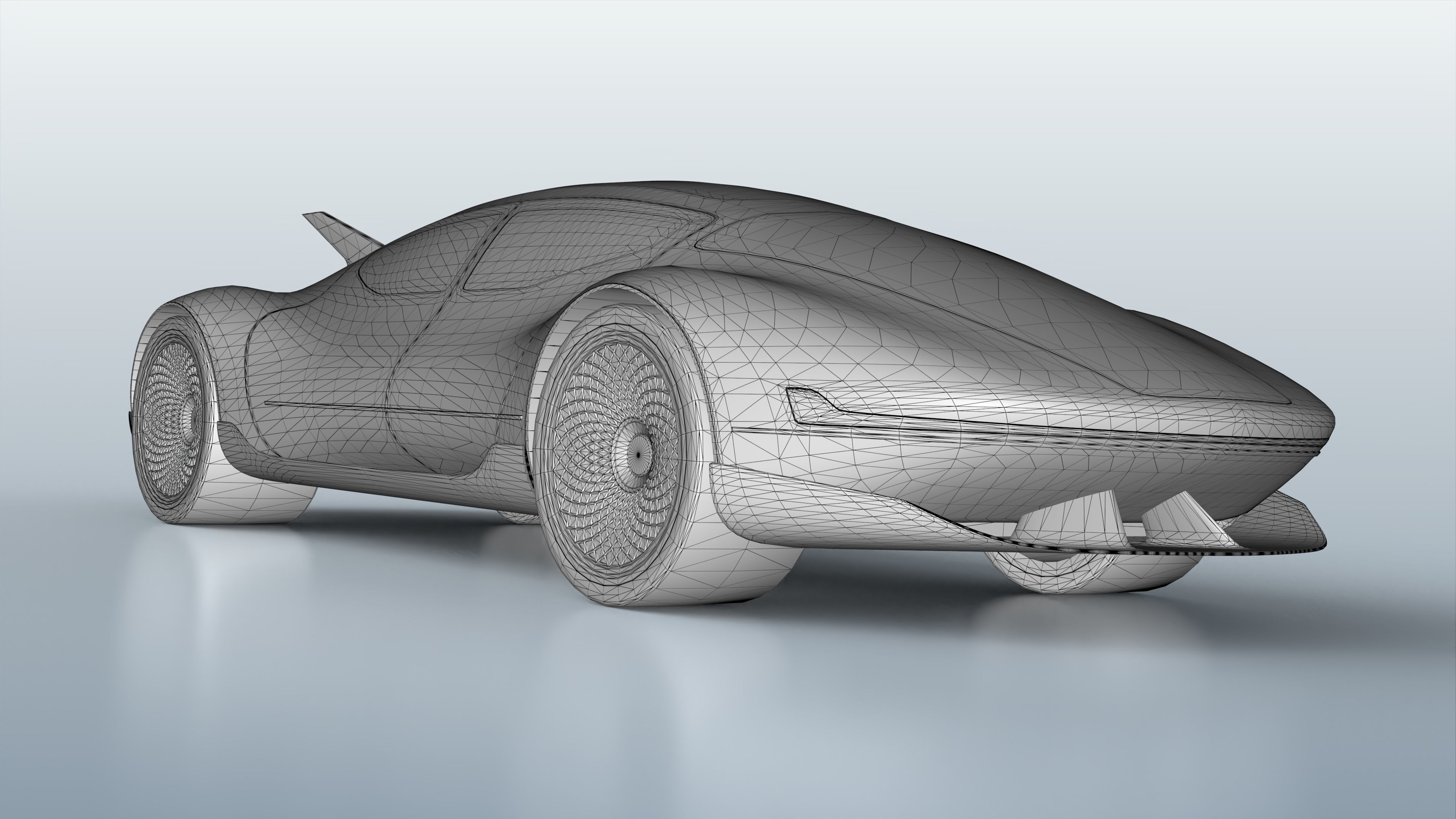 Excalibur V2- Futuristic Super Limousine 3D model | CGTrader