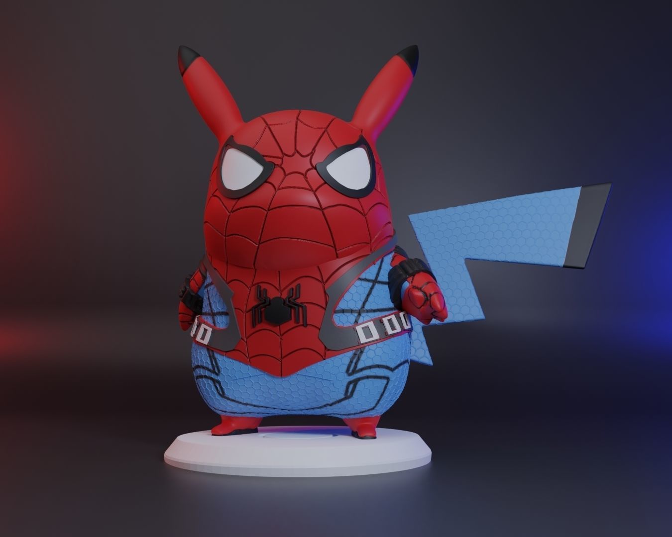 Spider Pikachu 3D model 3D printable | CGTrader