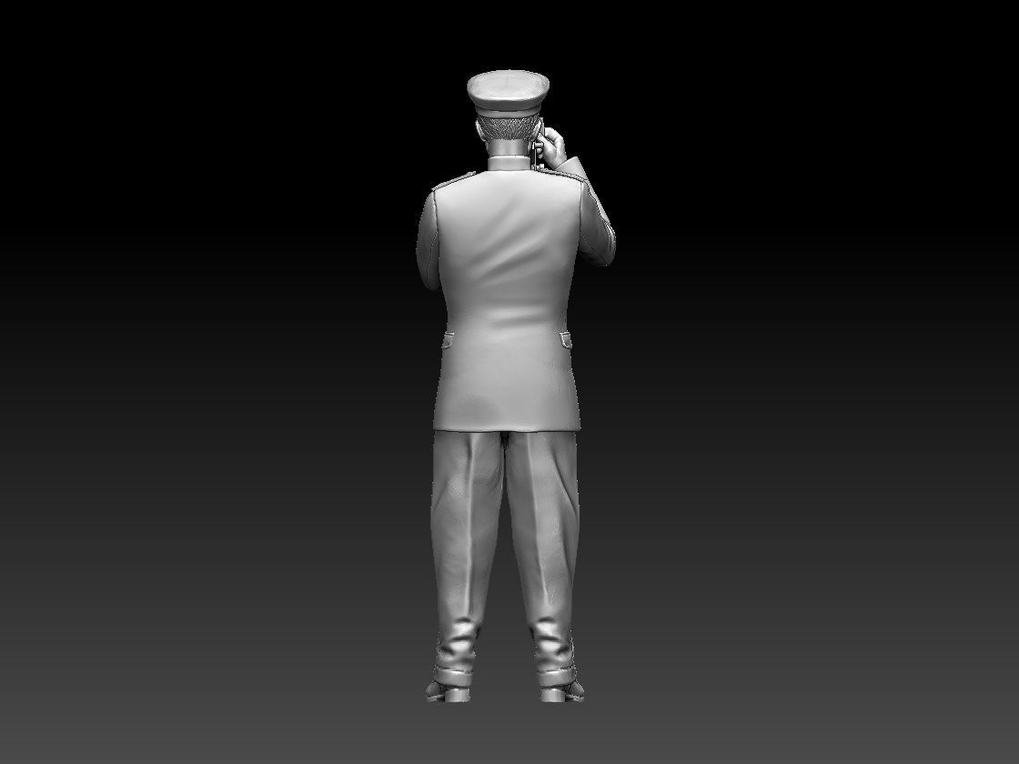 captain and offecers of sailing ship 3D model 3D printable | CGTrader