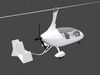 Autogyro Calidus like Rigged 3D model rigged | CGTrader