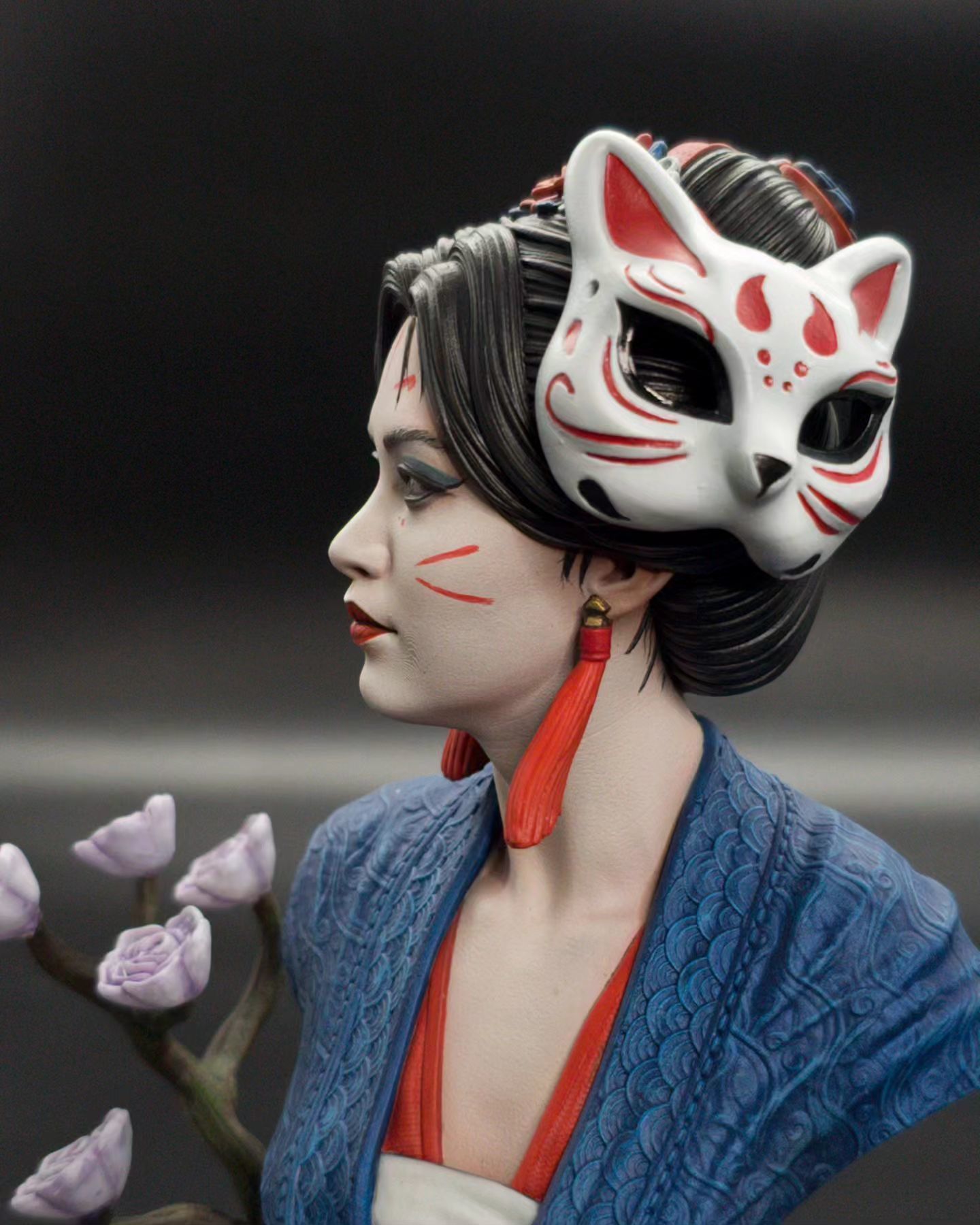 AIKA STL bust of asian woman 3D model 3D printable | CGTrader