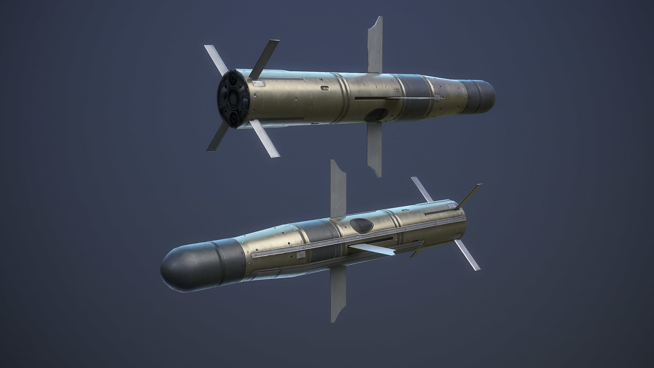 3D model Helicopter Nato Weapons Set Low-Poly VR / AR / low-poly | CGTrader