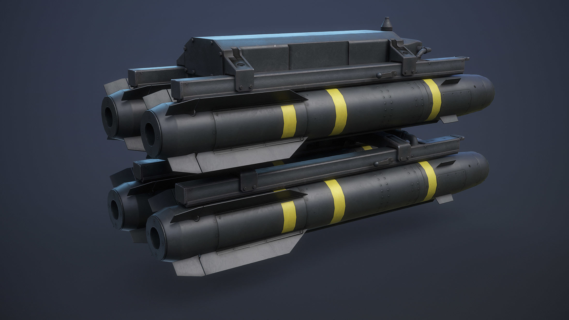 3D model Helicopter Nato Weapons Set Low-Poly VR / AR / low-poly | CGTrader