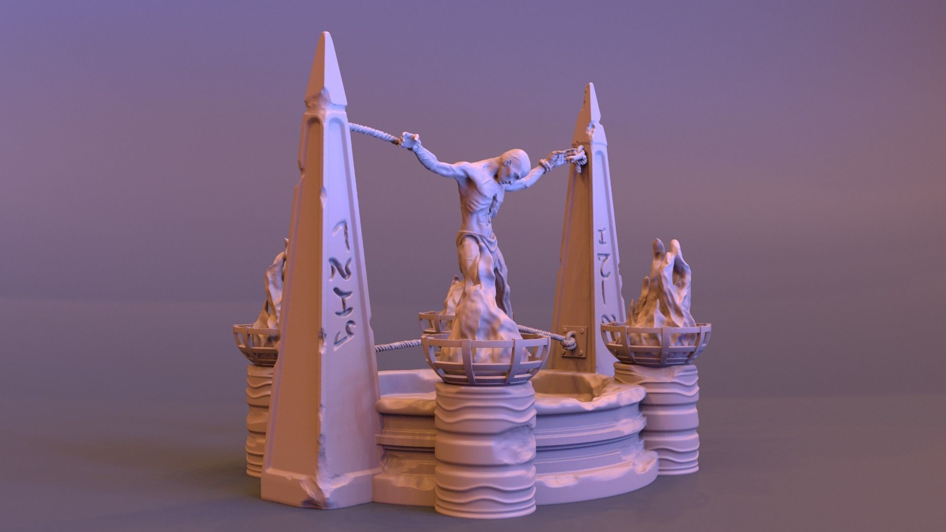 Sacrificial Altar 3D model 3D printable | CGTrader