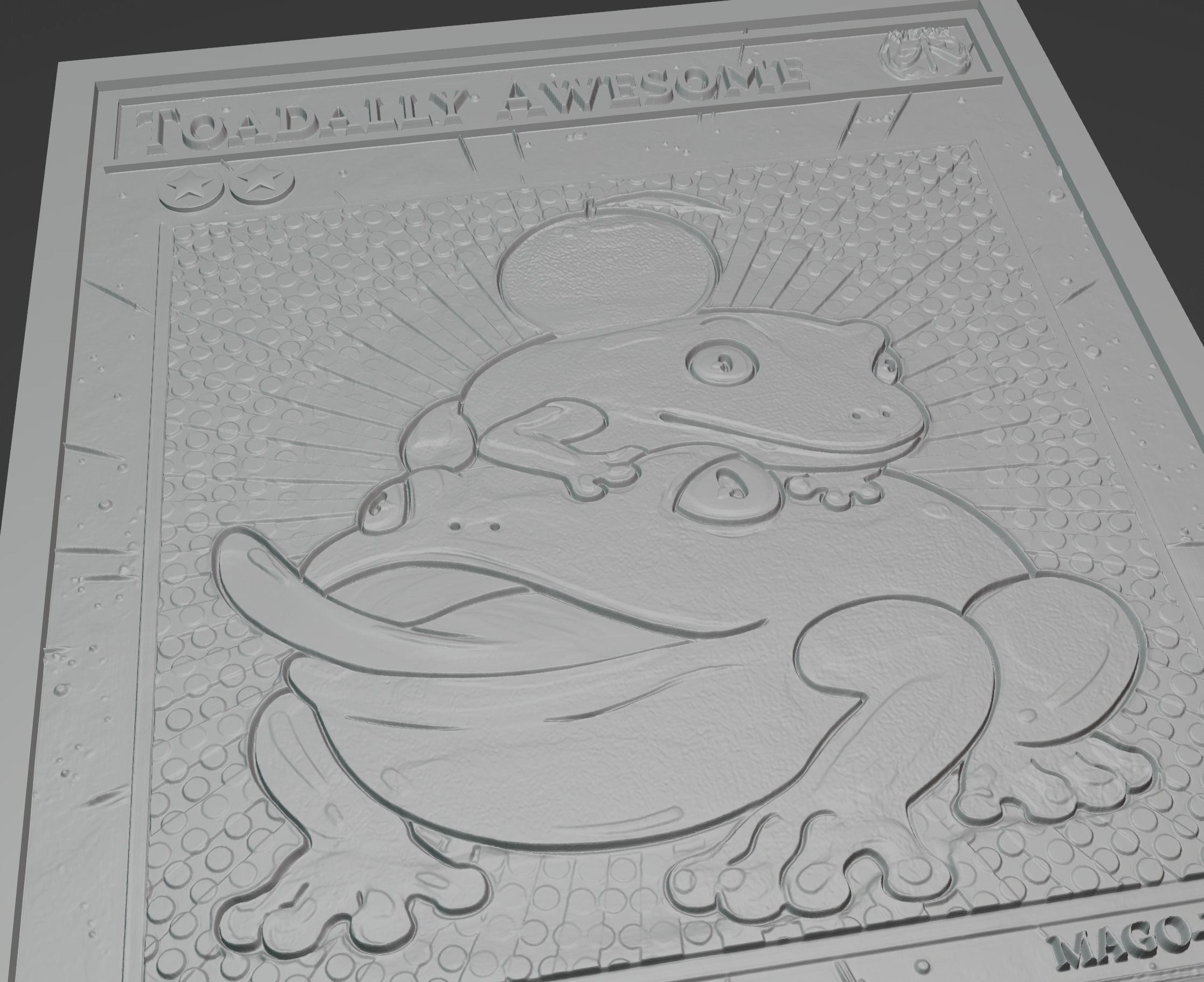 toadally awesome - yugioh free 3D model 3D printable | CGTrader