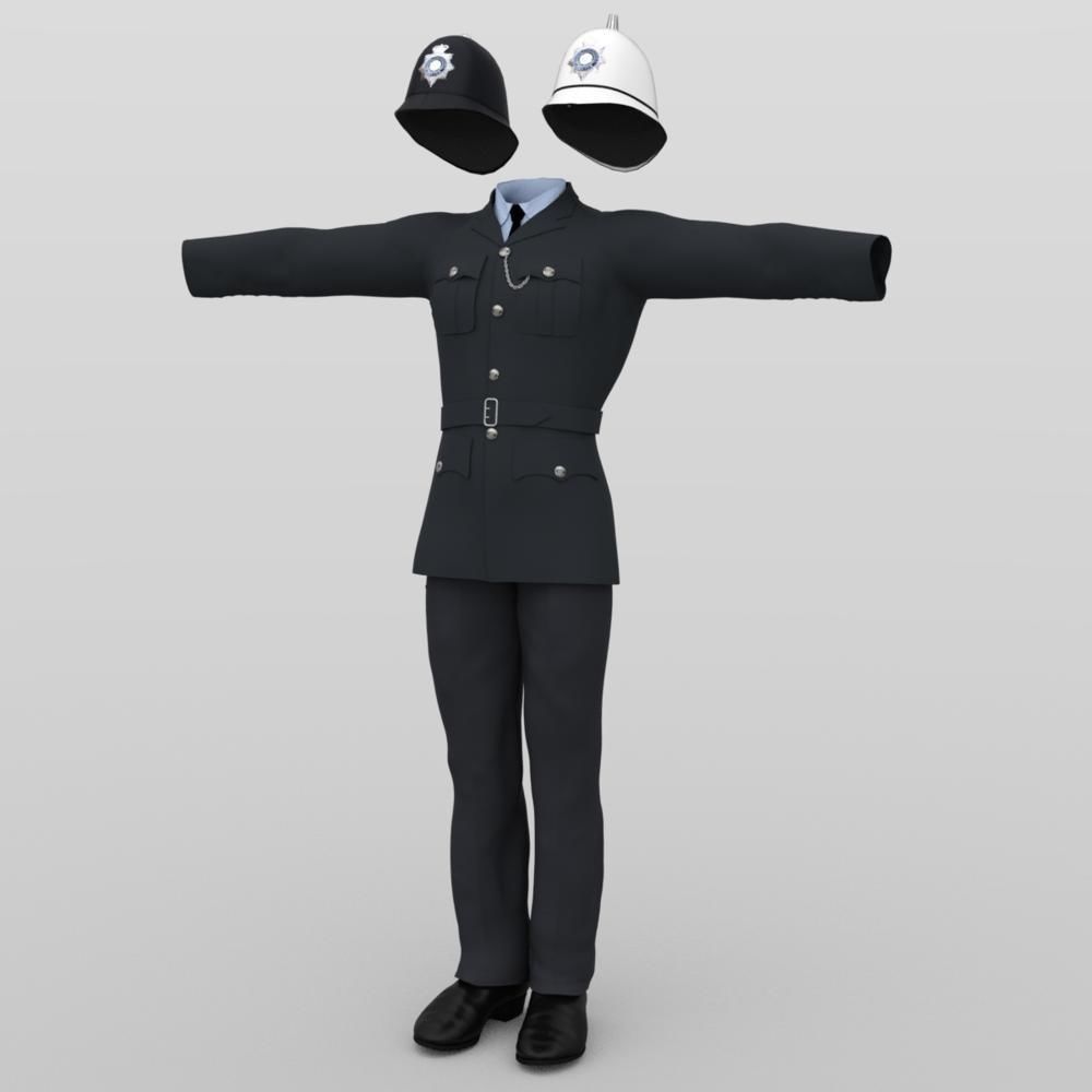 Police Constable M4 for DAZ Studio 3D model rigged | CGTrader