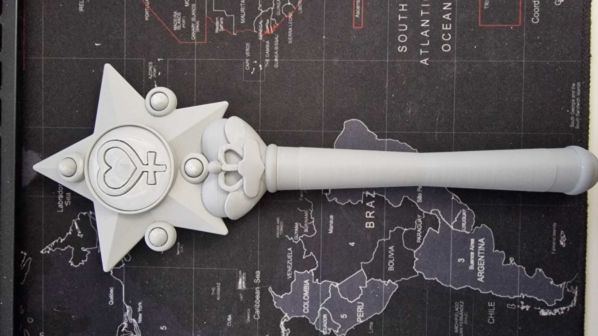 Pretty guardian Sailor Venus transformation wand 3D model 3D printable ...