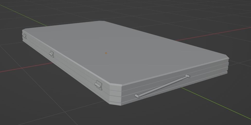 3D model Low-Poly Roof top tent for car or truck VR / AR / low-poly ...