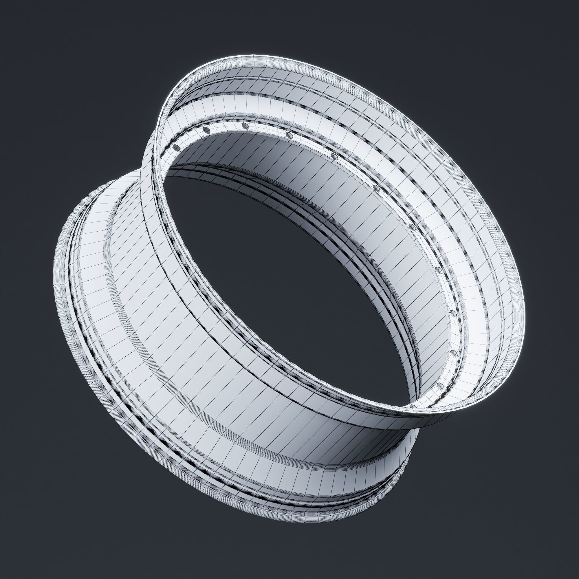 3D model 3 PIECE WHEELS ASSEMBLY PACKAGE VOL 1 VR / AR / low-poly ...