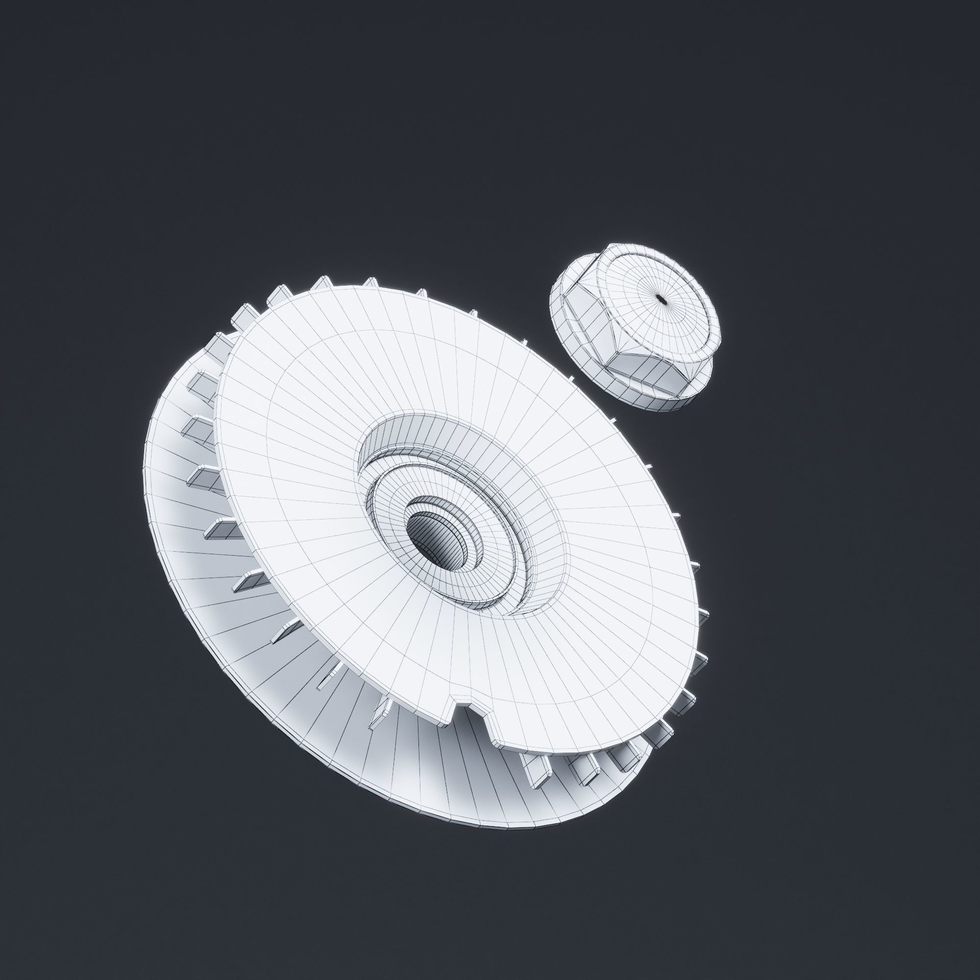 3D model 3 PIECE WHEELS ASSEMBLY PACKAGE VOL 1 VR / AR / low-poly ...