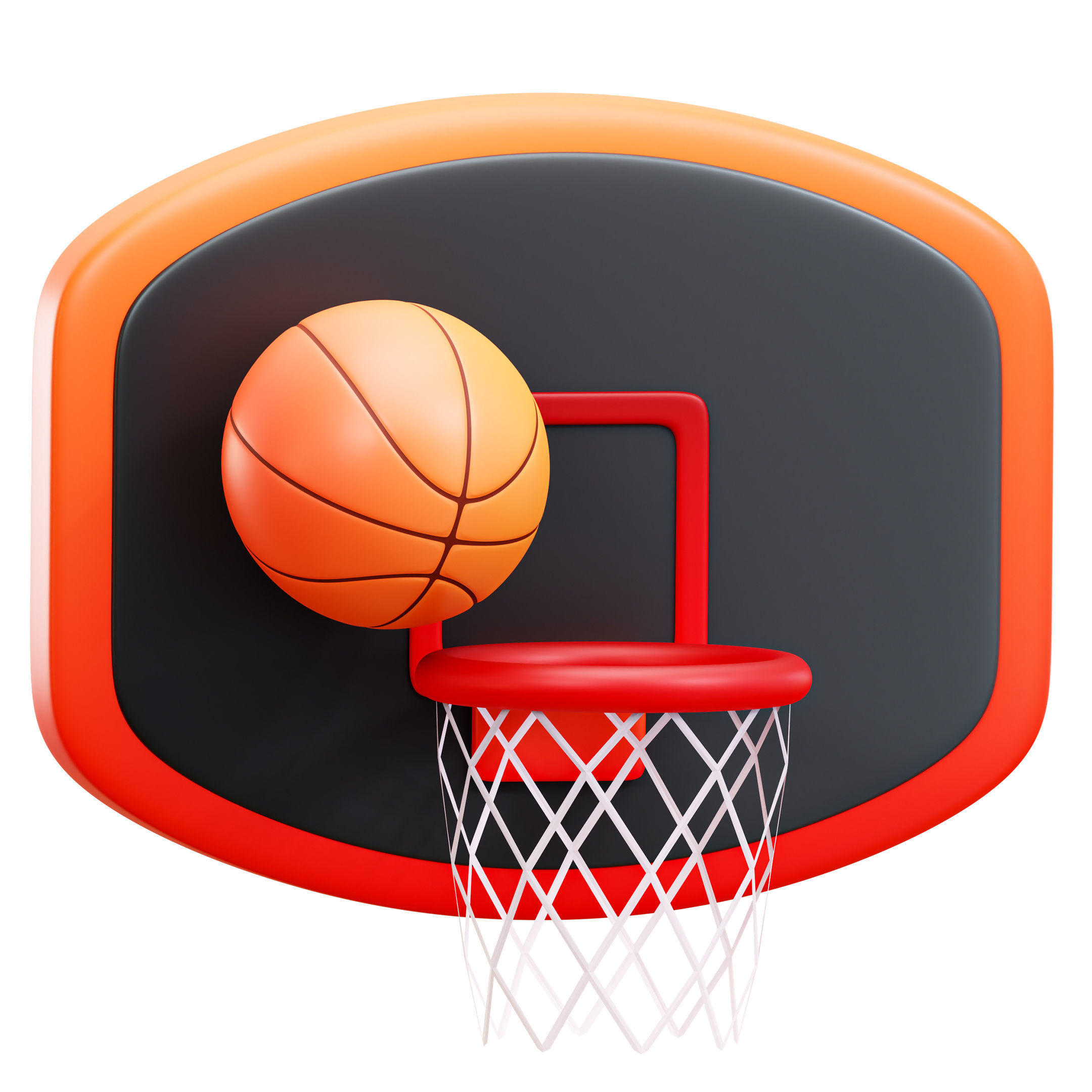 3D model Basketball 3D Icon VR / AR / low-poly | CGTrader