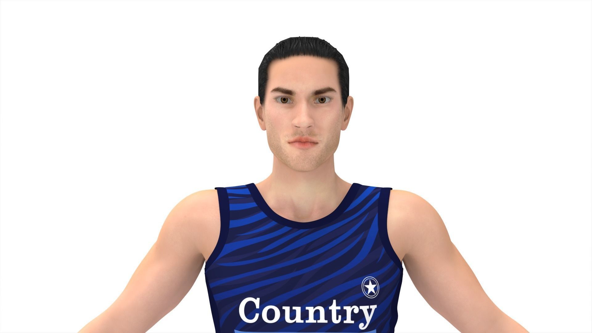 Athlete Runner 3D model rigged | CGTrader