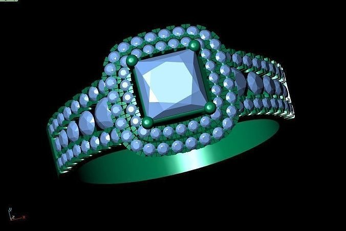 ELE 03 Ring 3d Model 3D model 3D printable | CGTrader