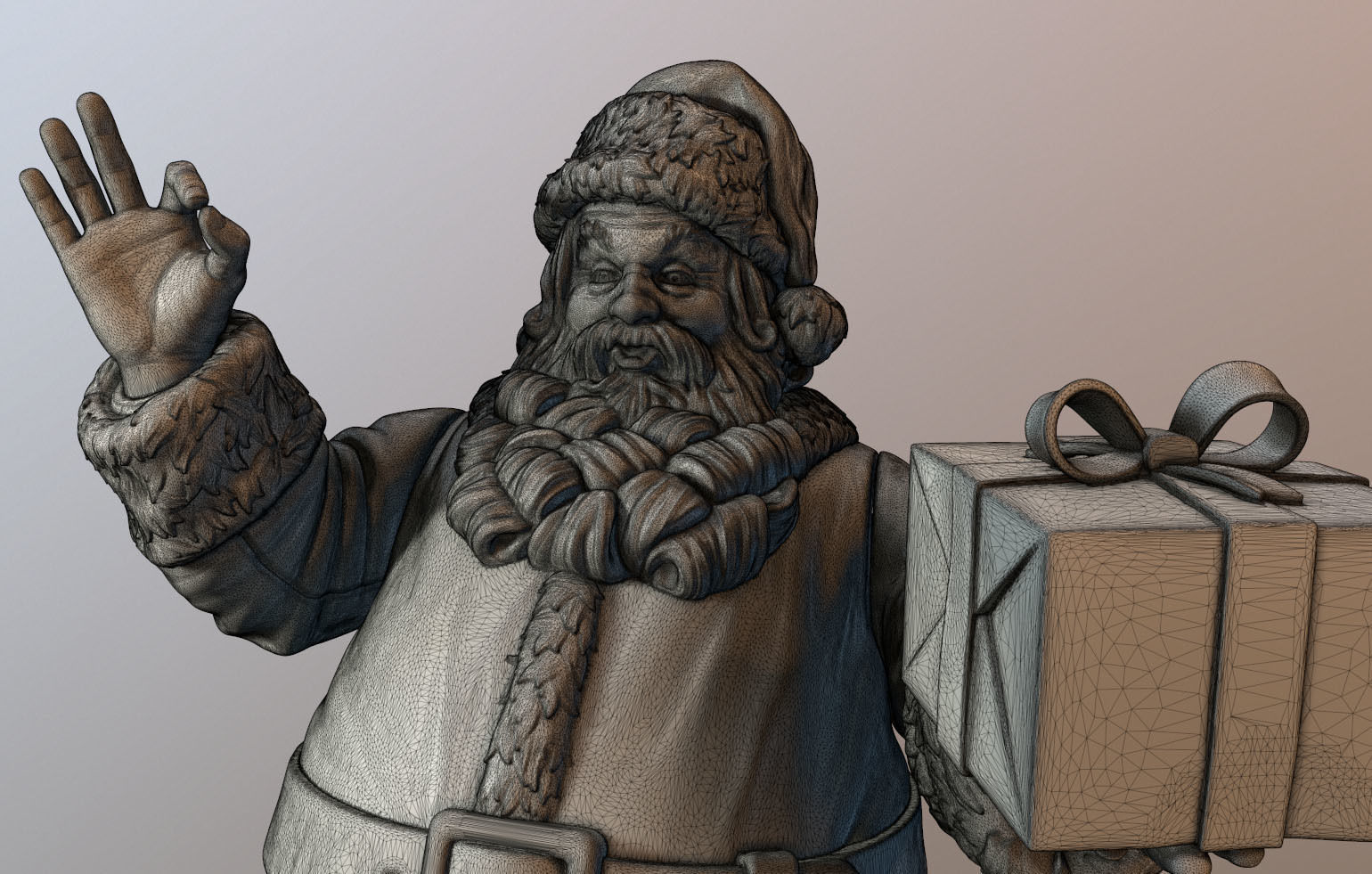 Santa Claus 3d print model 3D model 3D printable | CGTrader