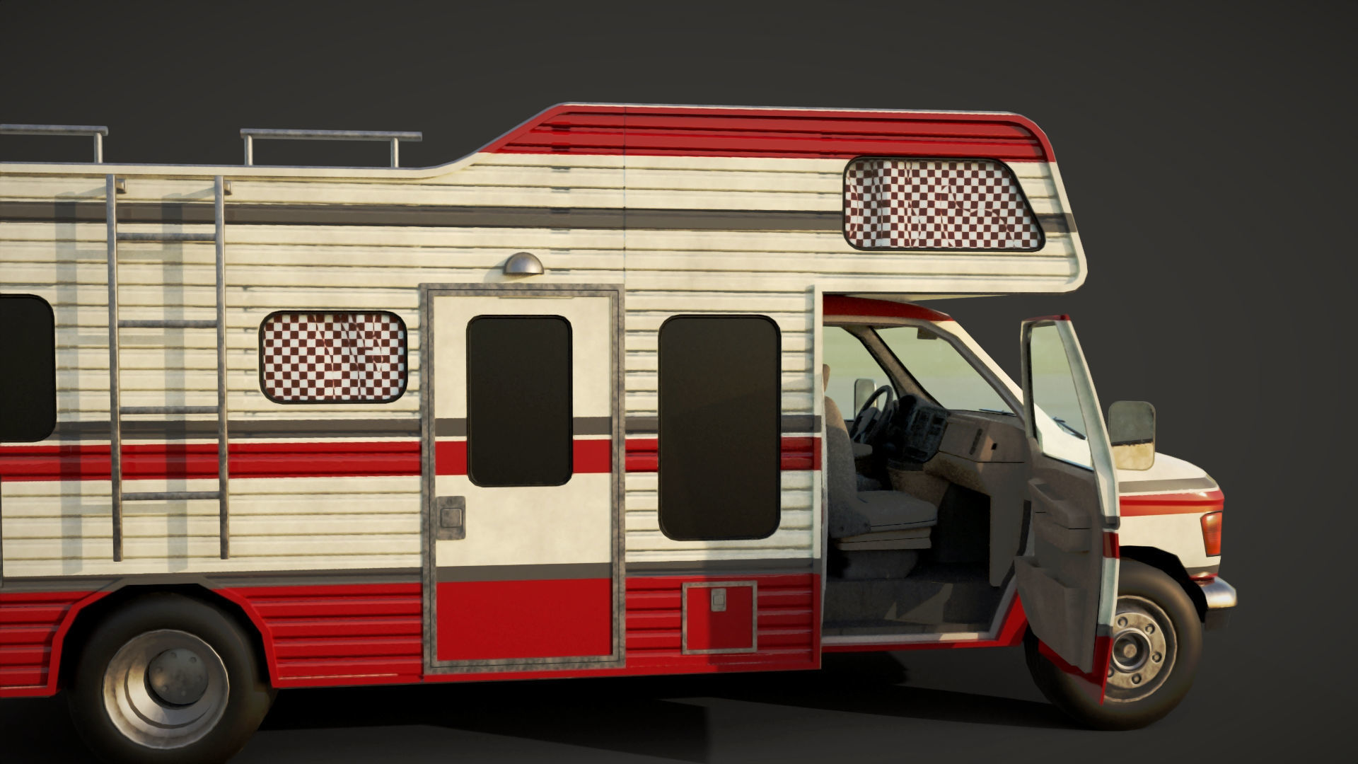 3D model camper van truck VR / AR / low-poly | CGTrader