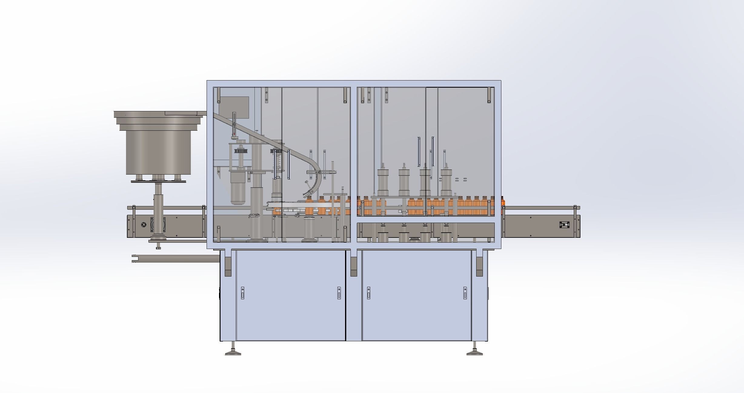 Automatic filling and capping all-in-one machine 3D model | CGTrader