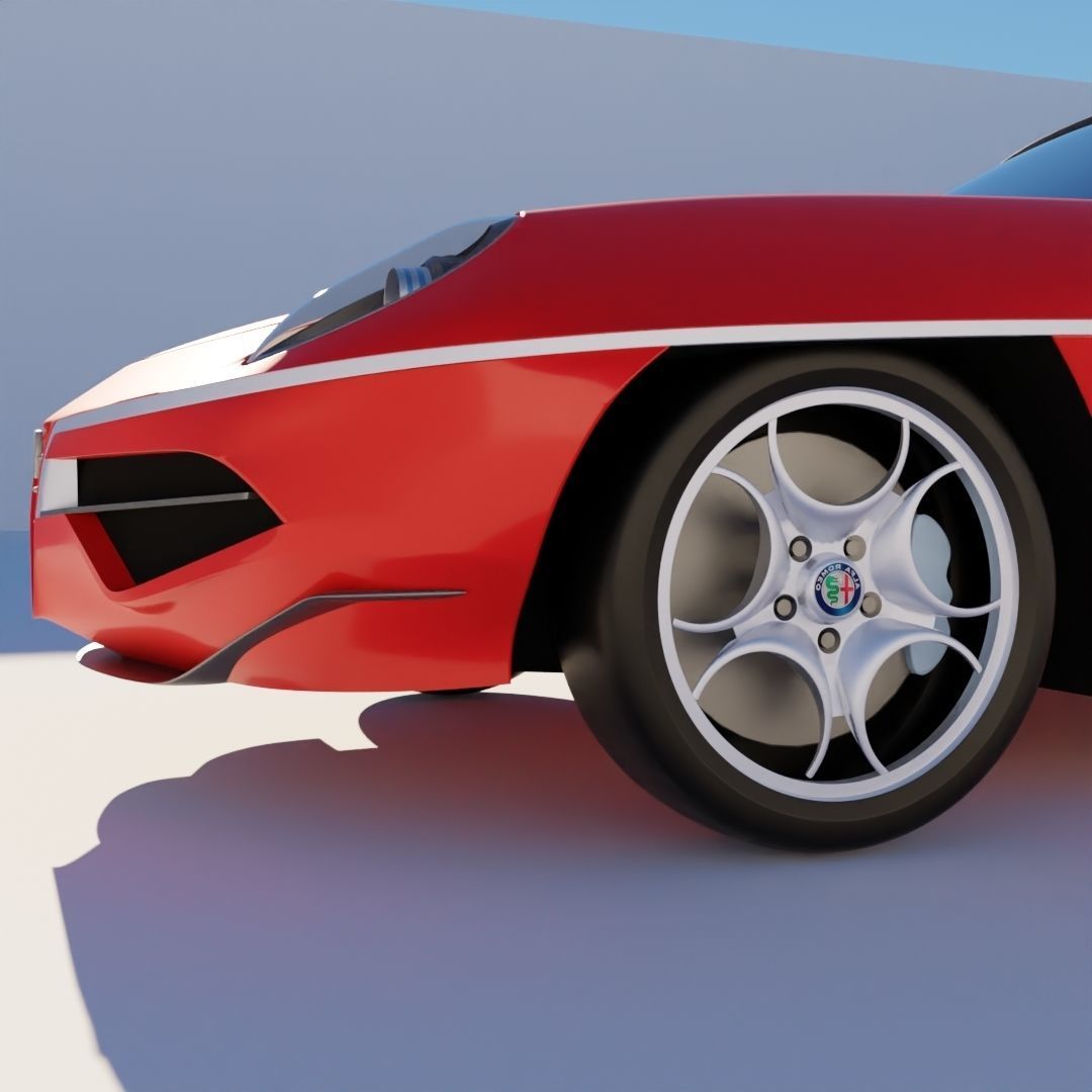 Alfa Romeo Disco Volante 3D model | CGTrader