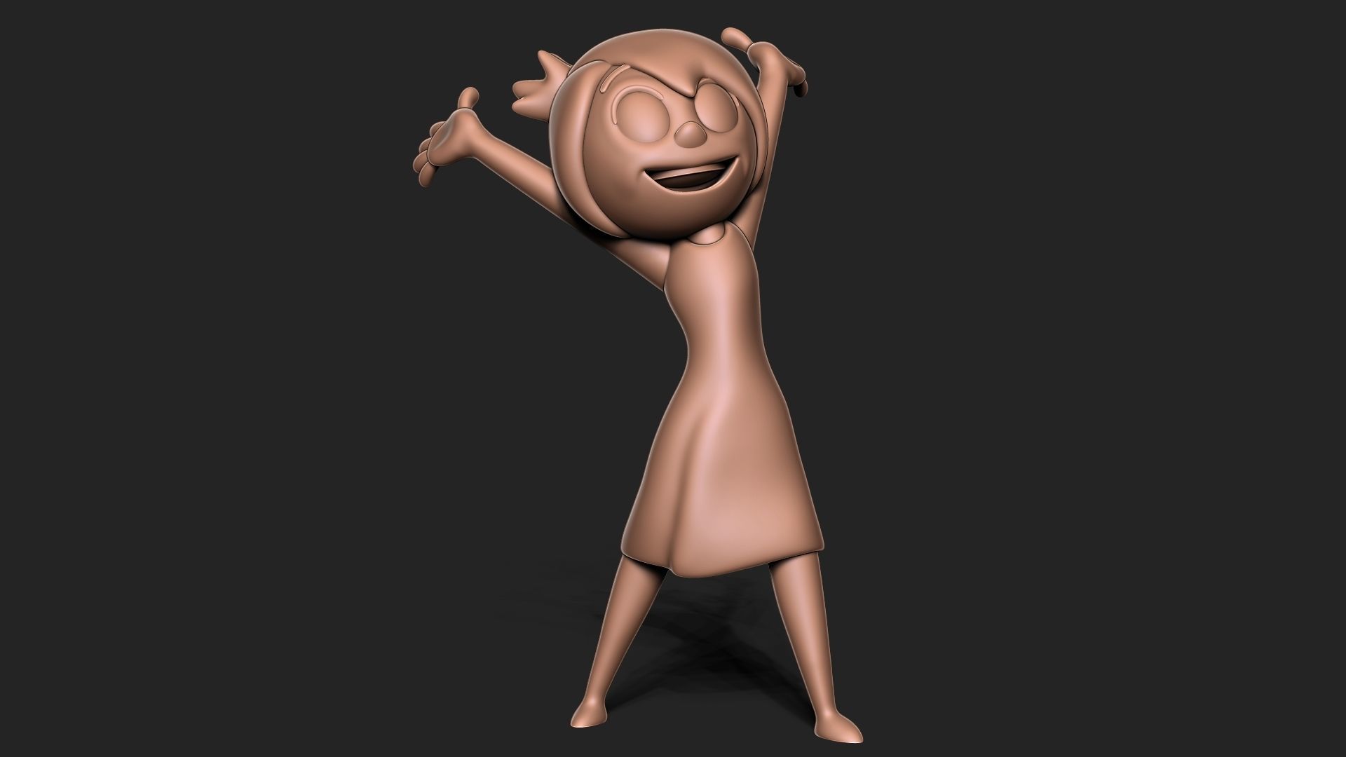 inside out - joy 3D model 3D printable | CGTrader