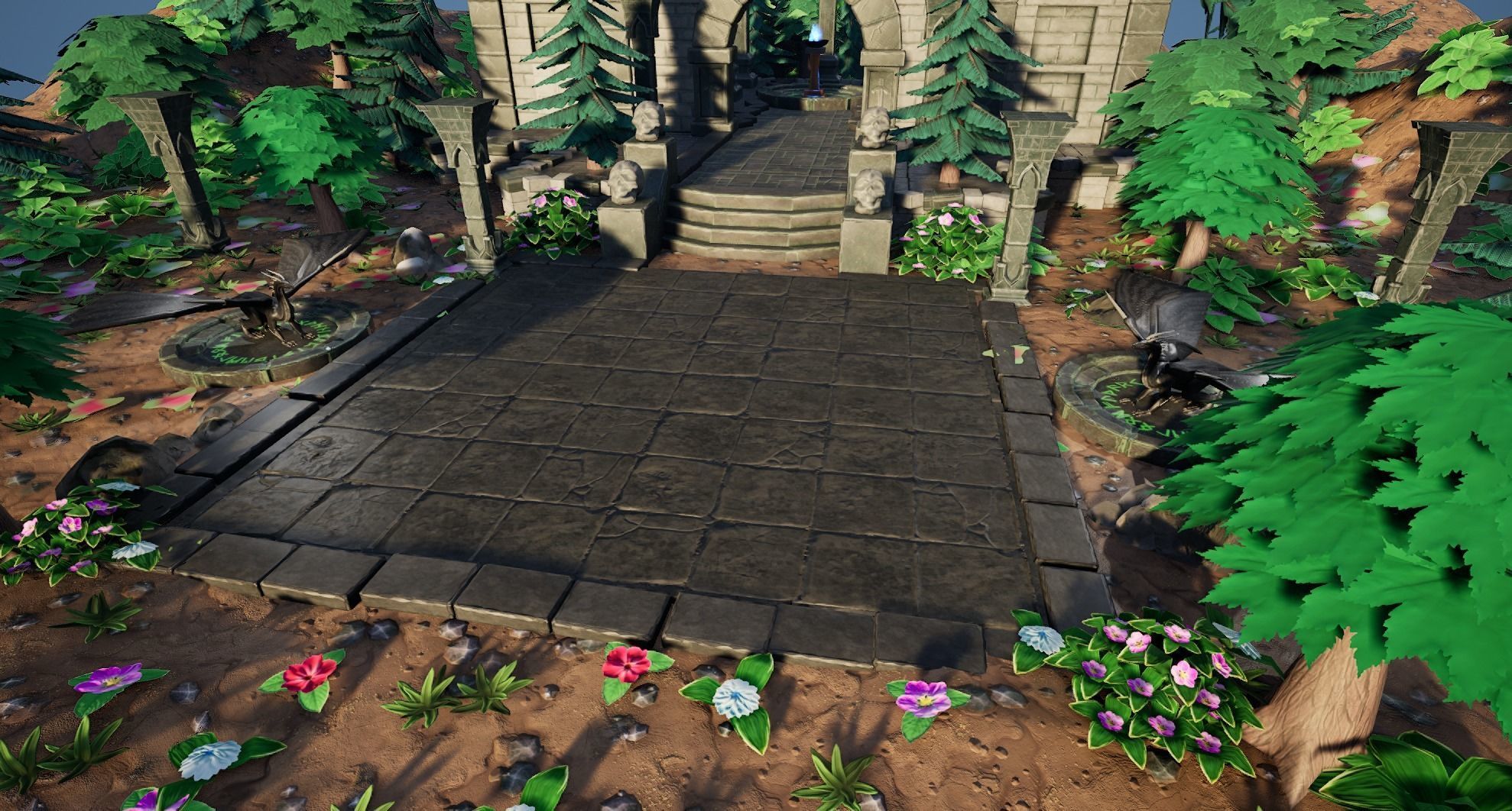 Game Environment Unreal Engine 5 free VR / AR / low-poly 3D model ...