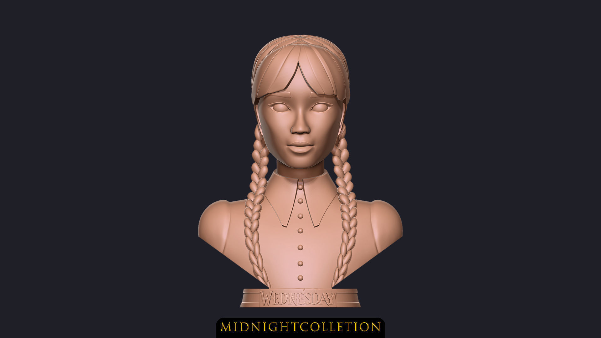 WEDNESDAY ADDAMS - WANDINHA 3D model 3D printable | CGTrader