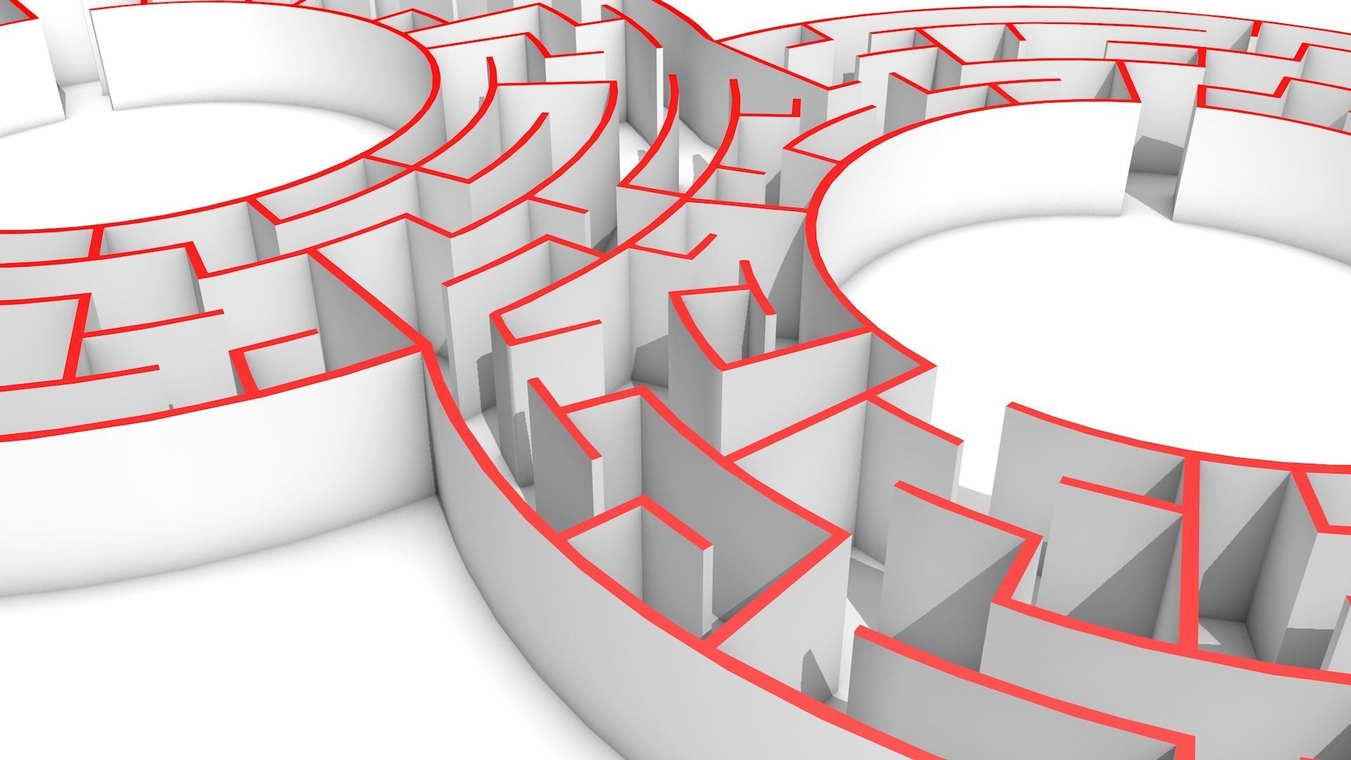 Infinity maze 3D model | CGTrader