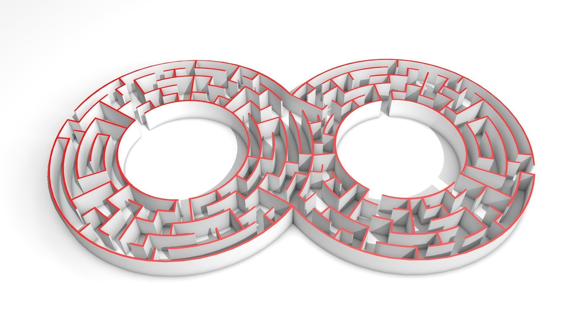 Infinity maze 3D model | CGTrader
