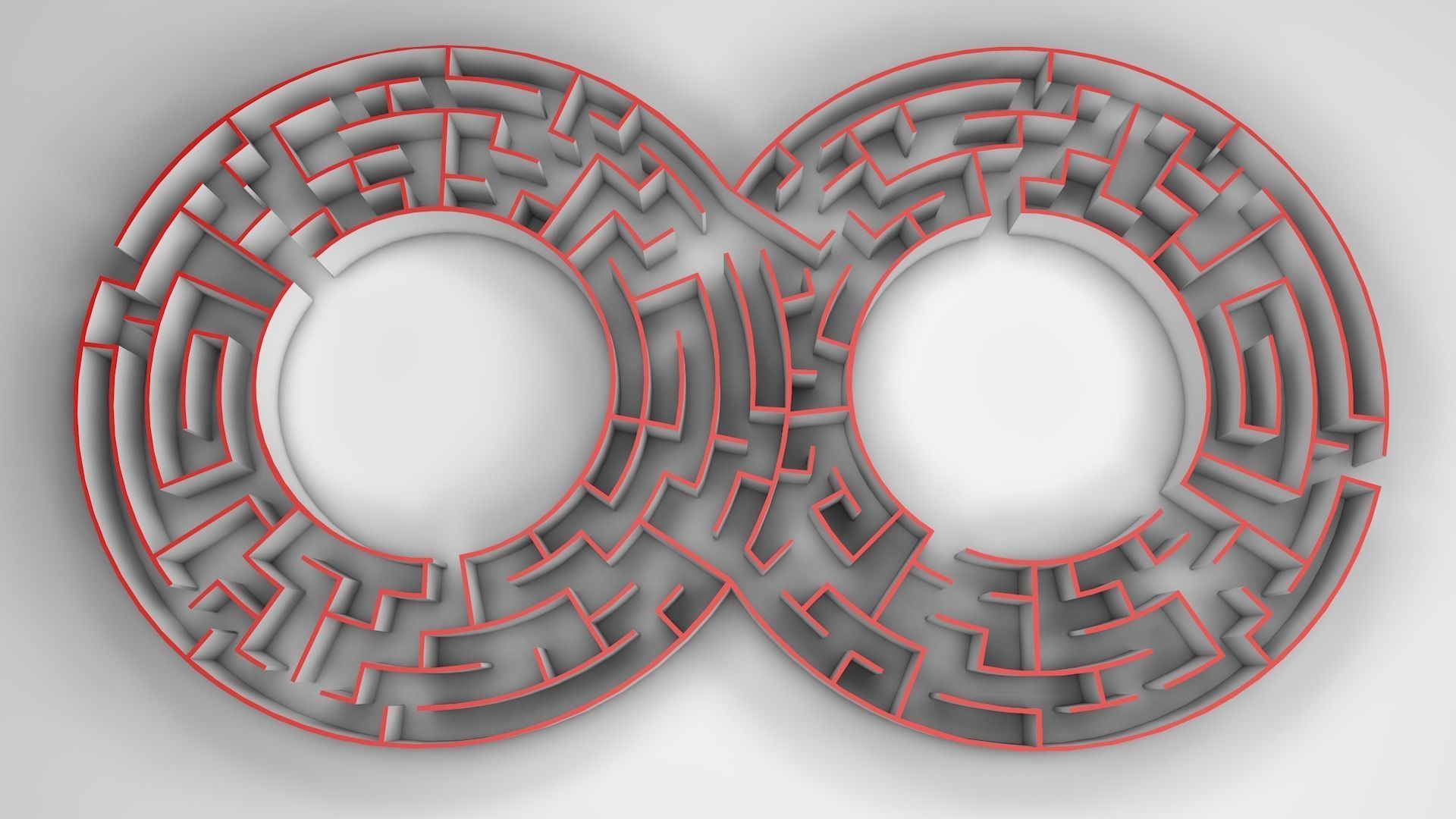 Infinity maze 3D model | CGTrader